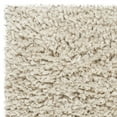 SAFAVIEH Sheep Cherette Solid Polyester Shag Area Rug, Ivory, 3' x 5 ...