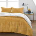 Abstract Ochre Southwestern Soft Breathable Bedding Set with Pillow ...