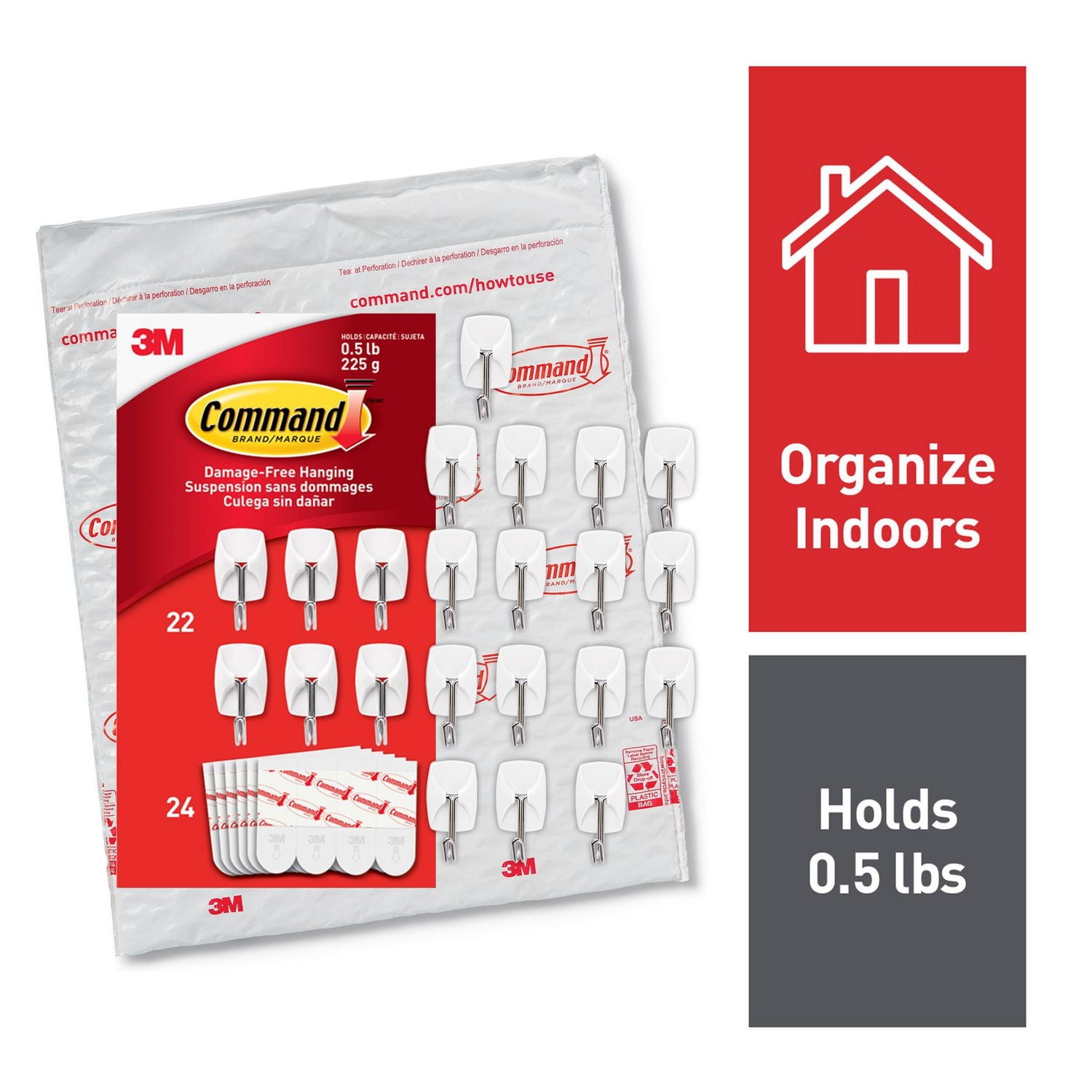 Click here for Command(Tm) Brand Wire Hooks  Small  22 Hooks  24... prices