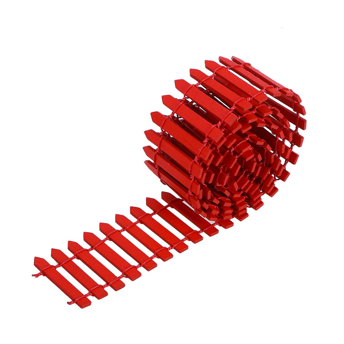 Mini cerca de madera pequeña de 100 cm x 5 cm para bricolaje, mini casa ...