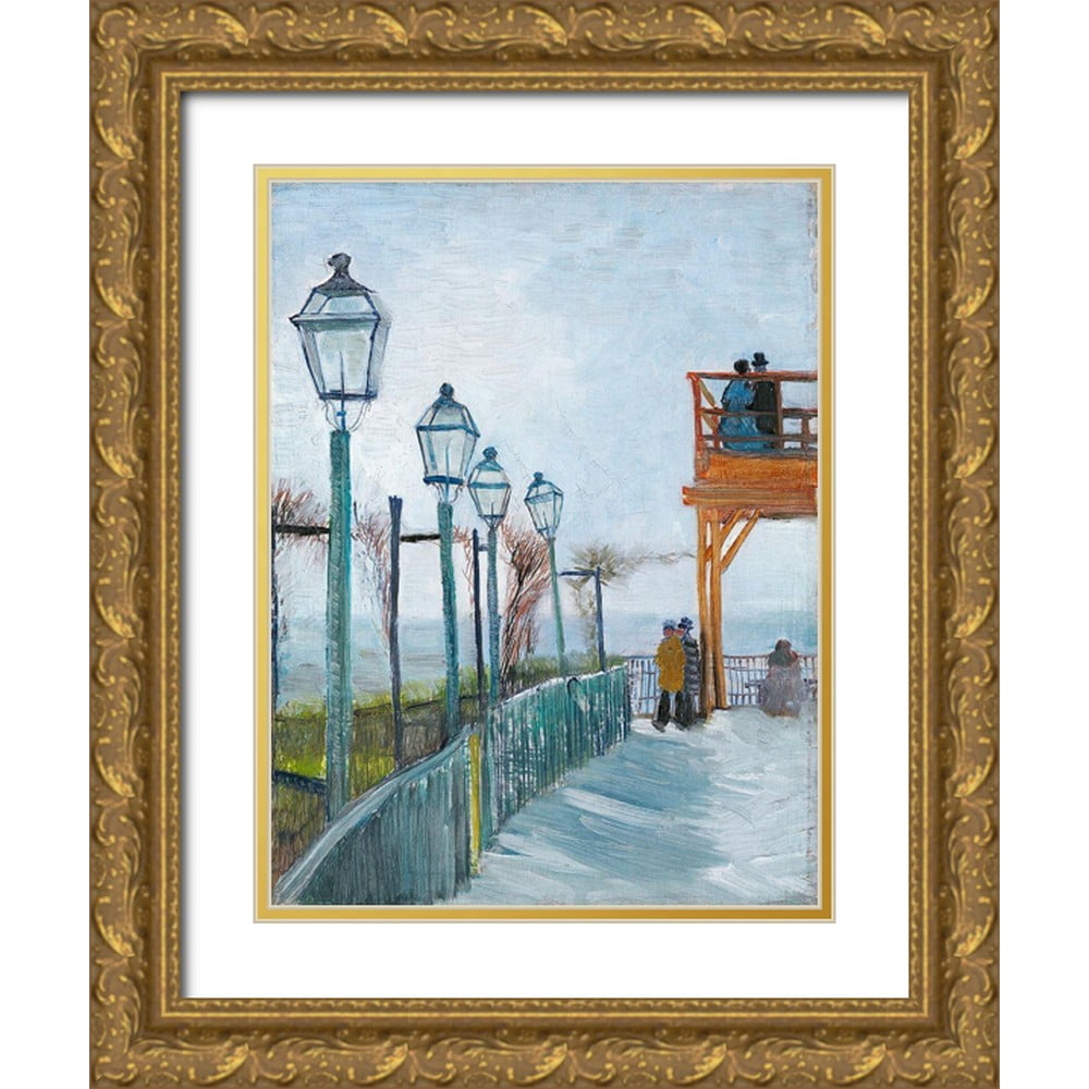 Van Gogh, Vincent 15x18 Gold Ornate Wood Framed with Double Matting ...