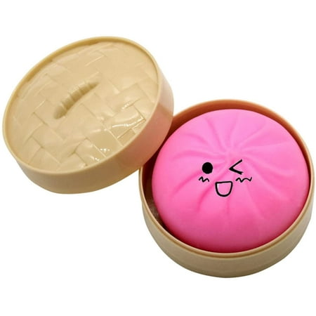 IGUOHAO Steamed Bun Squishy, Unzip Toy Steamed Stuffed Bun Simulation ...