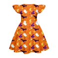 Abcomgle Halloween Dresses for Girls 10-12 Funny Ghost Pumpkin Bat ...