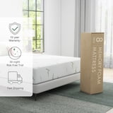 6 inch Full Size Memory Foam Mattress in a Box, Hypoallergenic Bamboo ...