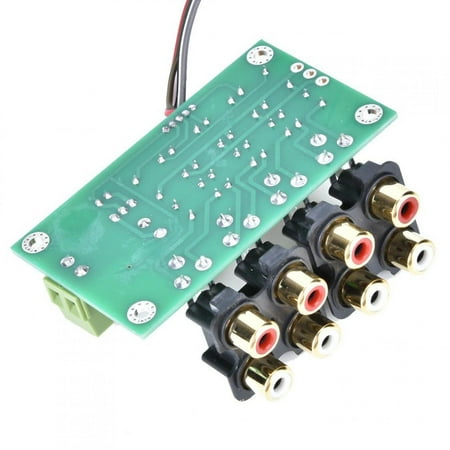 Loewten 1 Channel Output, Audio Selector Switch,4 Select 1 Audio Switching Board Audio Input ...