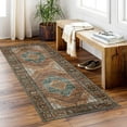 KUETH Area Rug - 2'x5' Machine Washable Runner Rugs, Non-Slip Vintage ...