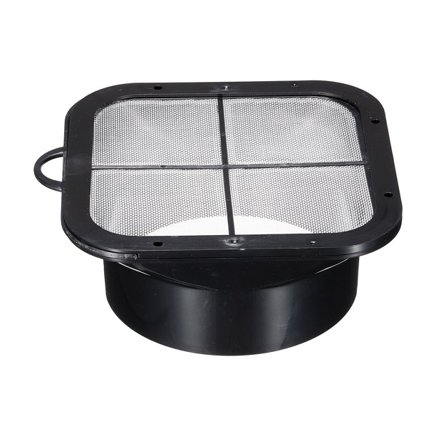 Uxcell 6" ABS Duct Connector Flange Exhaust Hose Flange Ventilation ...