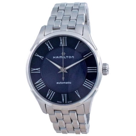 Hamilton H42535140 Mens Jazzmaster Automatic Dial Watch, Blue | Walmart ...