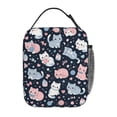 Cute Cat Lunch Bag Reusable Thermal Lunch Box with Handle for Women and ...