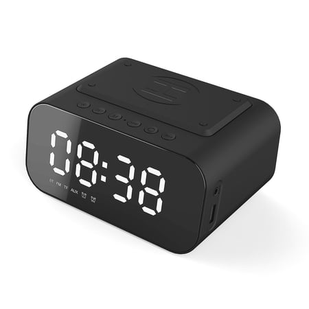 Bluetooth Speaker Led Digital Clock Multifunctional Sound Box Wireless ...