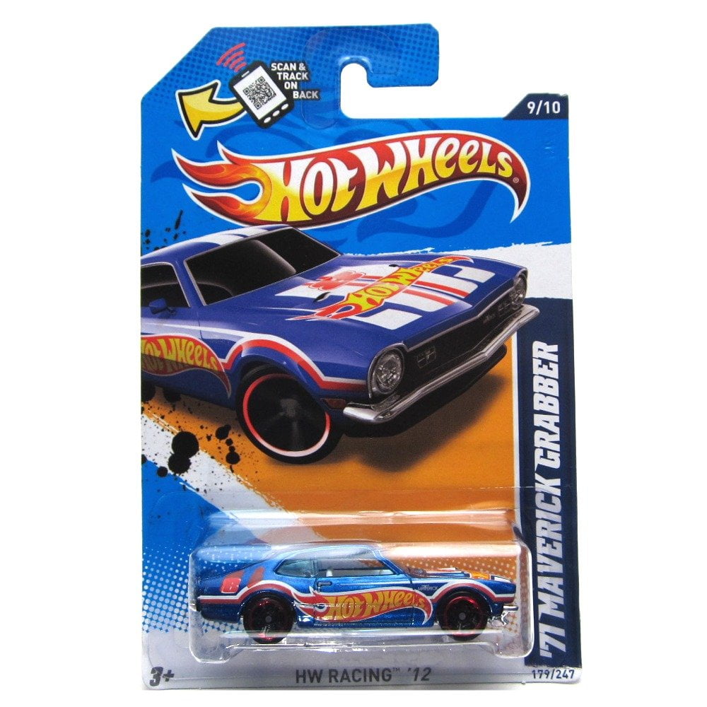 Hot Wheels Racing '12 BLUE '71 Maverick Grabber 9/10 - Walmart.com