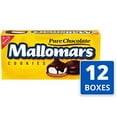 Nabisco Mallomars Pure Chocolate Cookies, Prepackaged Grahams, 12 - 8 ...