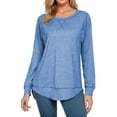 Fantaslook Womens Fall Tops Long Sleeve Shirts Casual Tunic Top Basic T ...