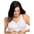 Glamorise Full Figure Plus Size Magiclift Front Closure Posture Back