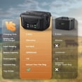 100w Heated Lunch Box For Adults 6.3 Cups Food Grade Stainless ...