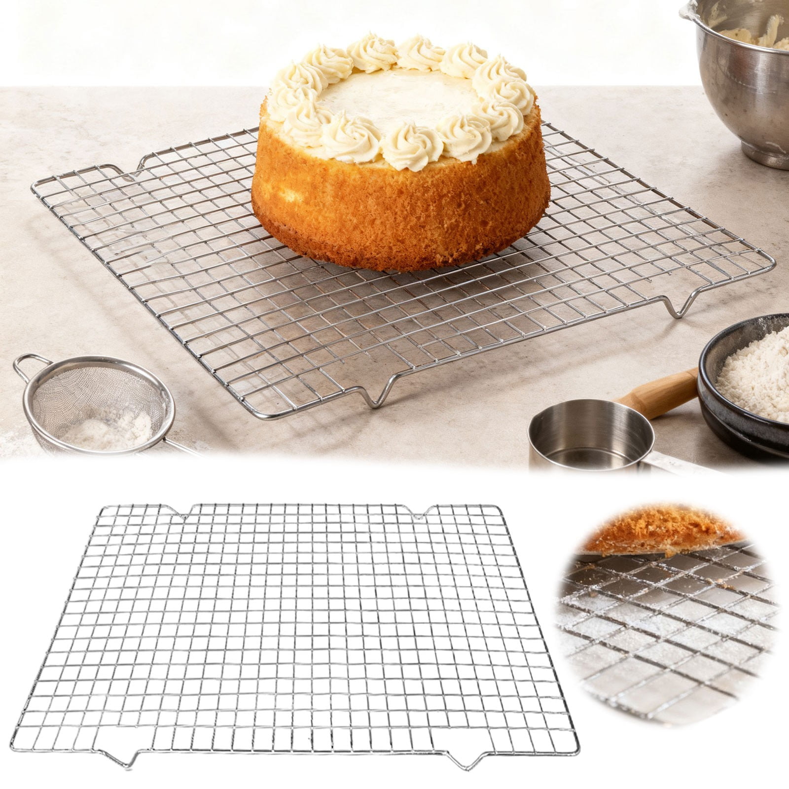 Click here for Vivavault Heavy Duty Baking Rack With Grid Design... prices