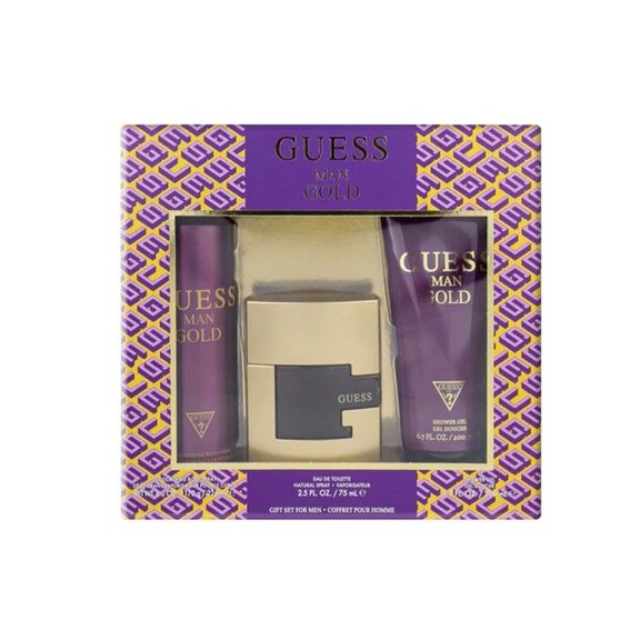 Guess Men's Cologne Gift Set - 2.5 Oz Eau De Toilette, 6.7 Oz Body ...