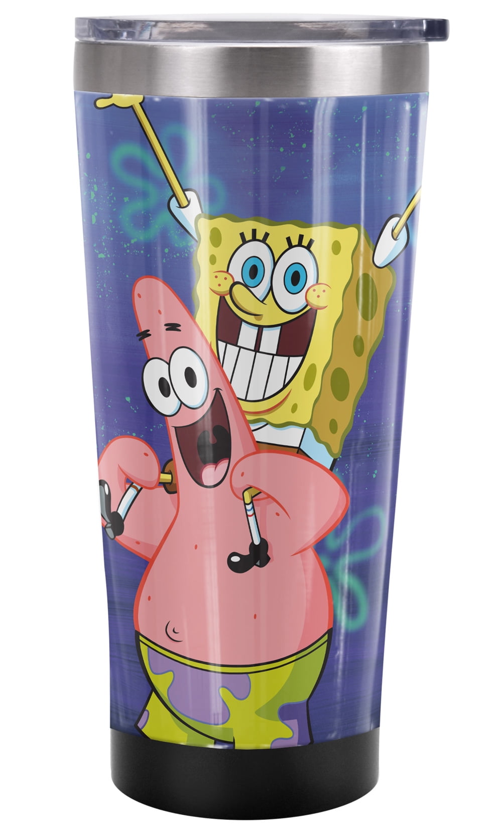 Spongebob Official Spongebob And Patrick Cropped 20 oz Travel Tumbler ...