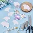 200 Pcs Clamshell English Paper Piecing Epp Set 1.77 Inch Wide Precise ...