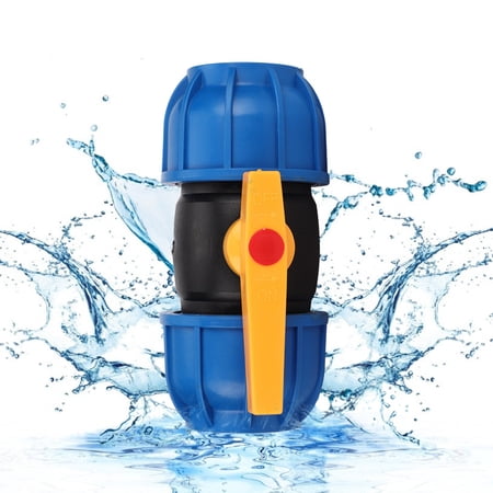 PE Pipe Connector Ball Valve 63mm Durable Water Connector, Water ...