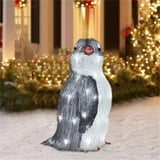 CUITING 3PCS Lighted Christmas Penguin LED Christmas Penguin Decoration ...