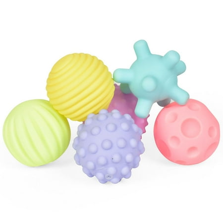 Baby Sensory Ball Small 6PCS Creative Baby Ball Toy Sensory Massage ...