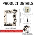 AURIGATE 2026 Graduation Wooden Photo Frame Tassel Hollowed-out Desktop ...