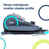 Cubii GO Aqua, Portable Under Desk Elliptical, Foot Pedal Exerciser ...