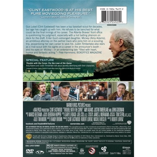 Trouble With The Curve Dvd Cover