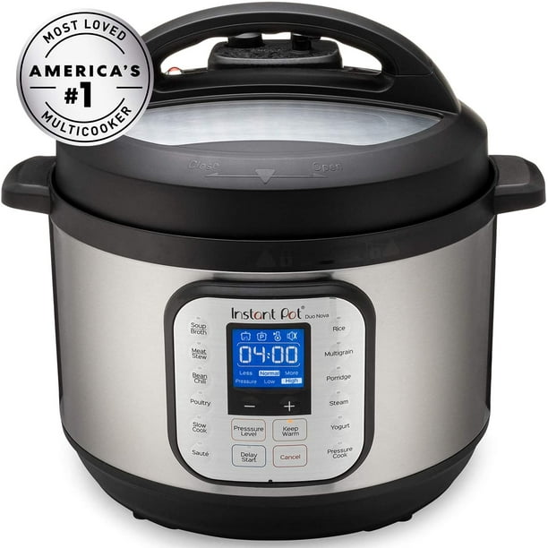 Instant Pot Duo Nova Pressure Cooker 7 in 1, 10 Qt - Walmart.com
