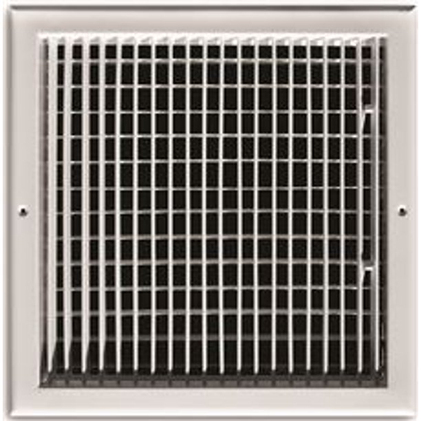 TRUAIRE ADJUSTABLE 1 WAY WALL / CEILING REGISTER, 14 IN. X 14 IN ...