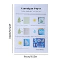 Sun Print Paper Cyanotype Paper Kits Solar Drawing Paper Sensitivity ...