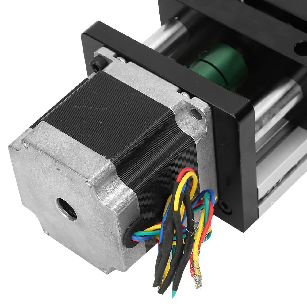 Buy EBTOOLS Linear Guide Rail, 100mm Effective Stroke Double Shaft 1204 ...