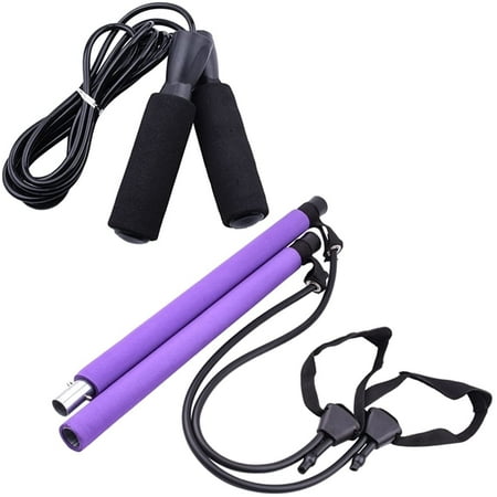 Resistance Bands,Exercise Bands with Jumping Rope Yoga Exercise Stick ...