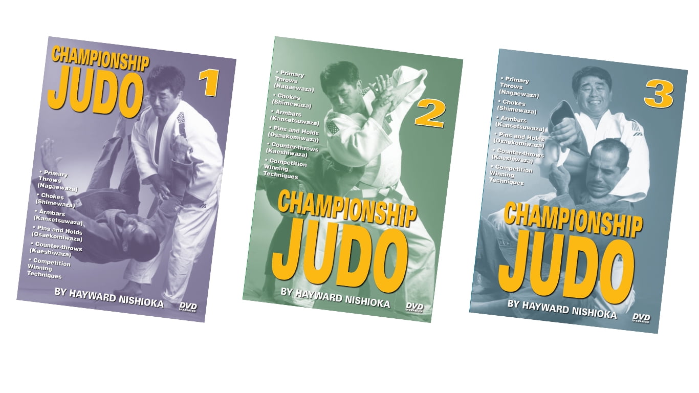 3 DVD SET Championship Judo grappling chokes armbars counters Hayward ...