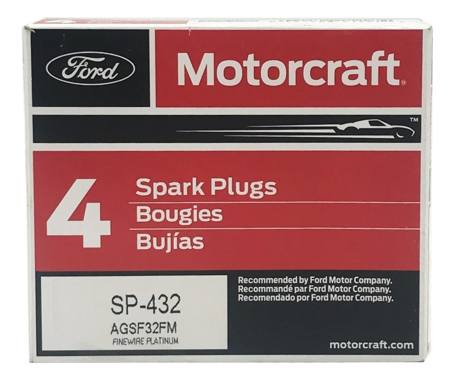 Bujía Agsf32fm Caja 4 Piezas MOTORCRAFT Platino AGSF32FM | Walmart en línea