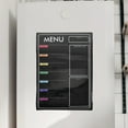 TABLZONE Kitchen Whiteboard Black Menu Board Simple Design 1 Piece ...