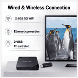 Great Bee Arabic TV Box, 2GB RAM and 16GB ROM, 2.4G and 5G WIFI, 4K ...