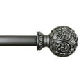 Urbanest Scroll Ball Single Curtain Rod and Hardware Set - Walmart.com