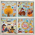 Lovebay Thanksgiving Window Decorations Fall Clings Stickers Holiday ...