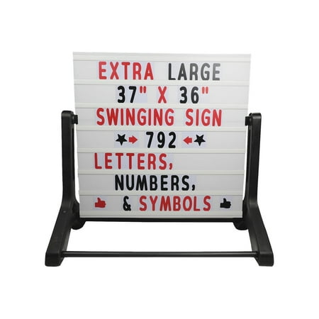 Excello Global Products Extra Large - Message sidewalk sign - floor ...