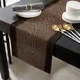 Brown Zebras Striped Table Runner 48 Inches Long - Vintage Animal Skin ...