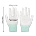 12 Pair PVC Dotted Gloves for Antislip Performances and Electrostatic ...