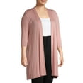 Ella Samani Women's Plus Size Lightweight Cardigan with Long Sleeves ...