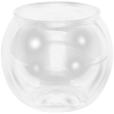 Playlearn Glow Desk Mini Aquarium with LED Lights, Fake Fish Tank for ...