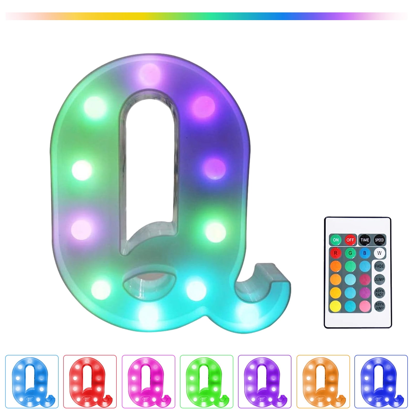Click here for Topllc Colorful Led Marquee Letter Lights With Rem... prices