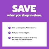 TCL Flip Go, 16GB Blue, Prepaid Flip Phone with 4G LTE, Dual Displays ...