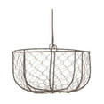 Mainstays Brown Chicken Wire Storage Basket with Moveable Handle, 4.5"H ...