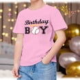 Bjutir T-Shirts For Boys Letter Print Short Sleeve Crew Neck Shirts ...