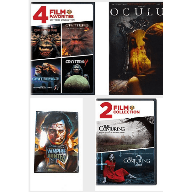 Horror 4 Pack DVD Bundle: 4 Movies: Critters 1-4, Oculus by 20th ...